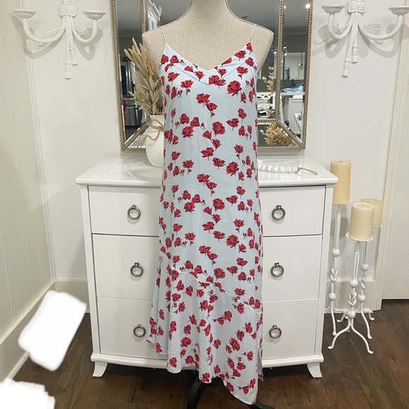 Equipment | Dresses | Equipment Jada Floral Print Silk Slip Dress Sz Xs ...